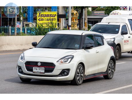 กน 6723, Suzuki Swift (Phetchaburi) License plate of Thailand