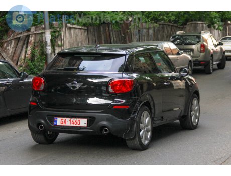 GA-1460, MINI Paceman , License plate of Georgia