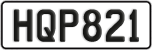 HQP821, Scania K-Series , License plate of New Zealand