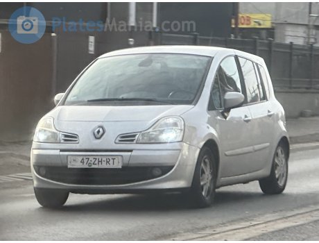 47-ZH-RT, Renault Modus , License plate of the Netherlands