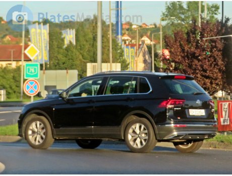 ZH 312654, Volkswagen Tiguan (Zurich) License plate of Switzerland