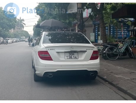 30H-538.14, Mercedes-Benz C-Klasse (Hanoi Municipality) License plate ...