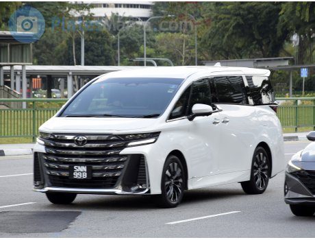 SNN 99 B, Toyota Alphard , License plate of Singapore