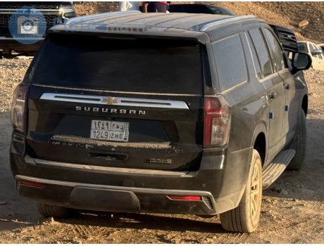 ‎١٢٤٩‎ ‎د ھ م‎ / 1249 ZHD, Chevrolet Suburban License plate of Saudi Arabia