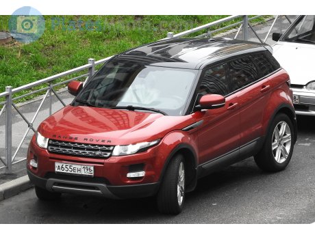 а655ен196, Land Rover Range Rover Evoque (Sverdlovsk Oblast) License ...