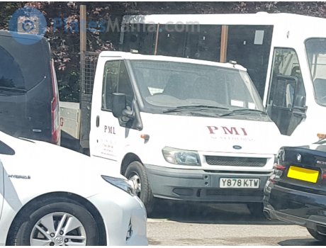 Y878 KTW, Ford Transit (Chelmsford) License plate of the United Kingdom