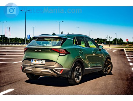 K 707 JS, Kia Sportage (Klagenfurt City) License plate of Austria