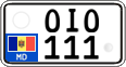 OIO 111, Audi TT , License plate of Moldova
