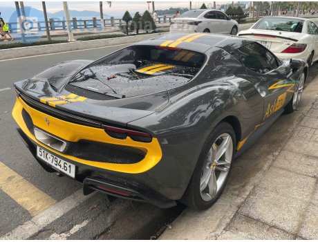 51K-794.61, Ferrari 296 (Ho Chi Minh Municipality) License plate of Vietnam