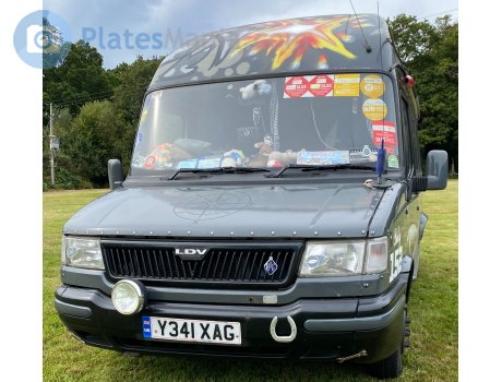 Y341 XAG, LDV Convoy (Kingston upon Hull) License plate of the United ...