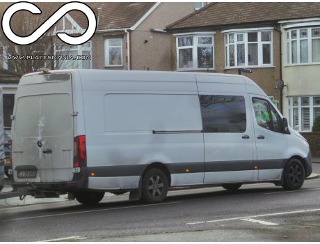 CJ 39 ANS, Mercedes-Benz Sprinter (Cluj County) License plate of Romania