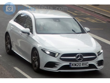 KM20 RVC, Mercedes-Benz A-Klasse (Northampton) License plate of the ...