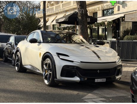 3 RRR, Ferrari Purosangue License plate of Saudi Arabia