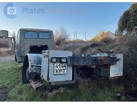 4144 КРТ, MAZ 500 (Crimean Oblast) License plate USSR