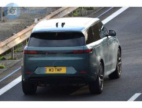 M3 TMP, Land Rover Range Rover Sport (London North-East) License plate ...