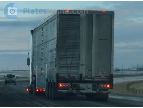 6WR4-82, Wilson Trailer (Alberta) License plate of Canada