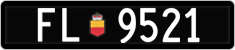 FL 9521, Audi Q4 e-tron , License plate of Liechtenstein