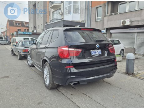DDBR-934, BMW X3 (Ontario) License plate of Canada