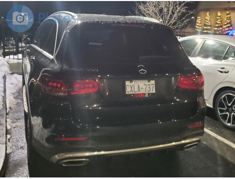 CXLA-737, Mercedes-Benz GLC-Klasse (Ontario) License plate of Canada