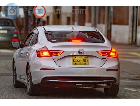 CCSW-700, Honda Insight (Ontario) License plate of Canada