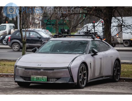 苏E·BN1971, XPeng P7 (Suzhou Prefectural City) License plate of China