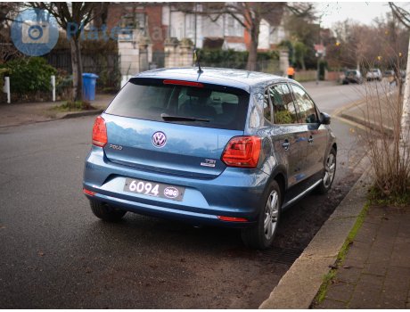 6094, Volkswagen Polo , License plate of Guernsey