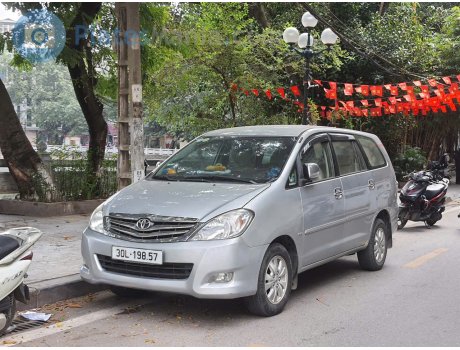 30L-198.57, Toyota Innova (Hanoi Municipality) License plate of Vietnam