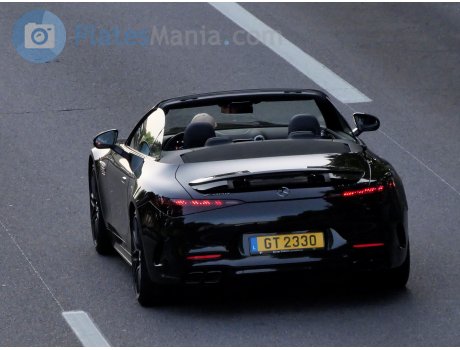 GT 2330, Mercedes-Benz SL-Klasse , License plate of Luxembourg