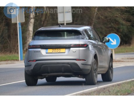 2020, Land Rover Range Rover Evoque , License plate of Luxembourg