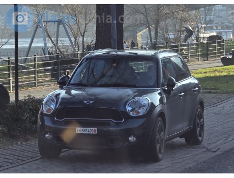 ZH 865490, MINI Countryman (Zurich) License plate of Switzerland