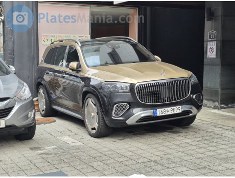 168수 9899, Mercedes-Benz GLS , License plate of South Korea