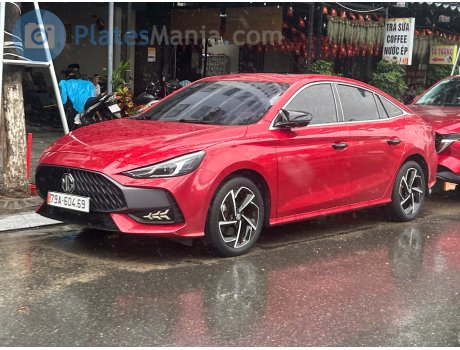 79A-604.69, MG 5 (Khánh Hòa Province) License plate of Vietnam