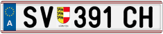 SV 391 CH, Kia Ceed (Sankt Veit an der Glan District) License plate of ...