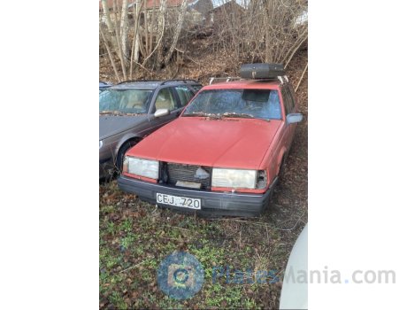 CEJ 720, Volvo 940 , License plate of Sweden