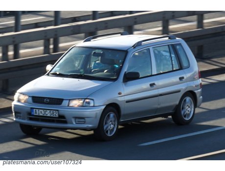 AI JC-582, Mazda Demio , license plates of Hungary