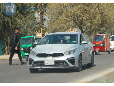 ‎٦٤٣٠٤١‎, Kia Forte (Erbil Governorate) License plate of Iraq