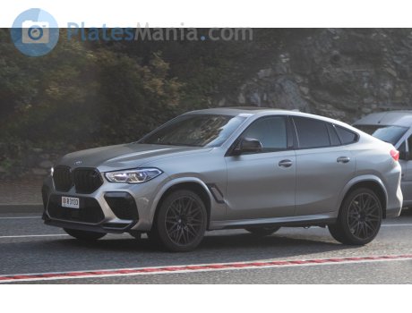 R 3133, BMW X6M , License plate of Andorra