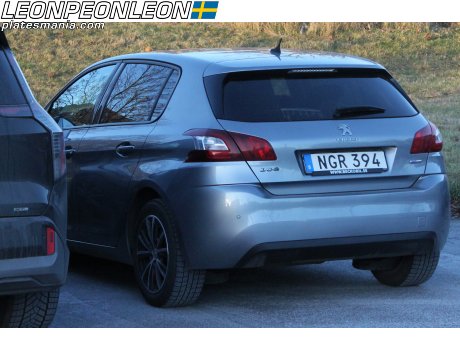 NGR 394, Peugeot 308 , License plate of Sweden
