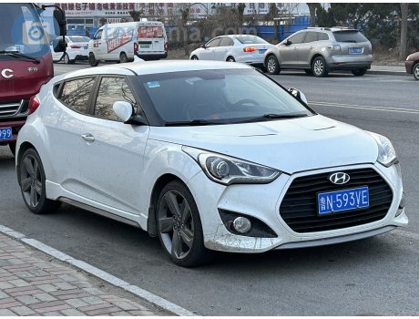 鲁N·593VE, Hyundai Veloster (Dezhou Prefectural City) License plate of China