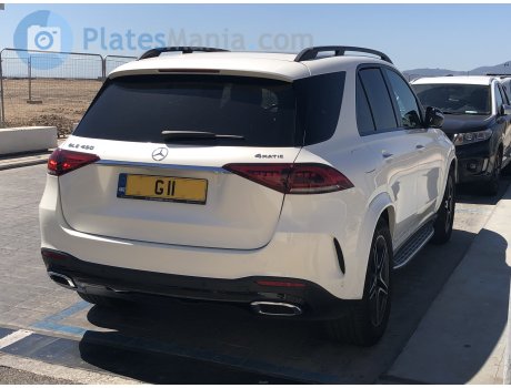 G 11, Mercedes-Benz GLE-Klasse License plate of Gibraltar