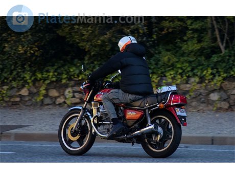 58261, Honda CX Series , License plate of Andorra
