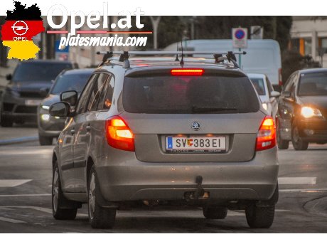 SV 383 EI, Skoda Fabia (Sankt Veit an der Glan District) License plate ...