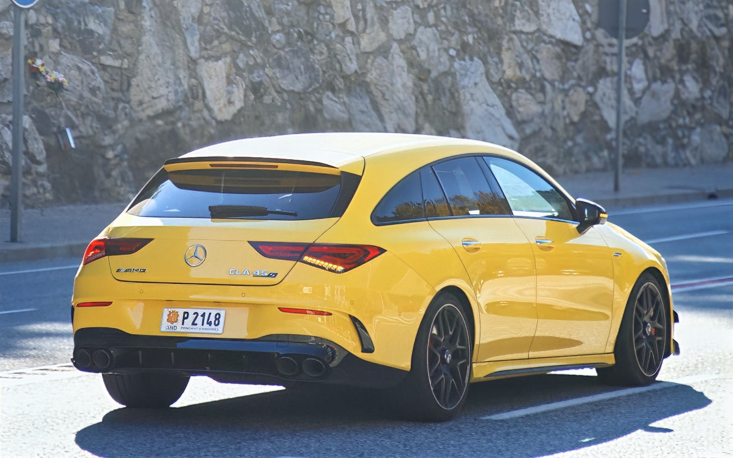 "P 2148" photos Mercedes-Benz CLA-Klasse. Andorra