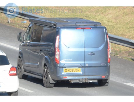 XH06 UGH, Ford Transit Custom (Personalized license plates) License ...