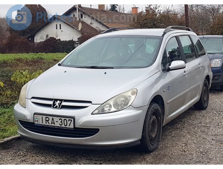 IRA-307, Peugeot 307 , license plates of Hungary