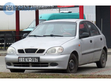 IEV-357, Daewoo Lanos , license plates of Hungary