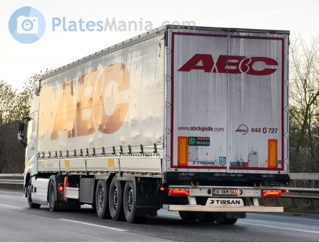38 AKM 044, Tirsan (Kayseri) License plate of Turkey