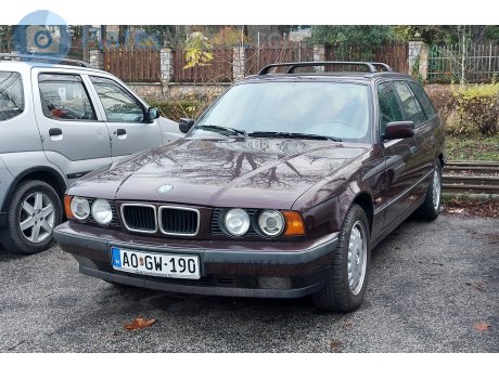 AO GW-190, BMW 5 Series , license plates of Hungary