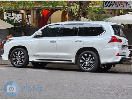30H-515.79, Lexus LX (Hanoi Municipality) License plate of Vietnam