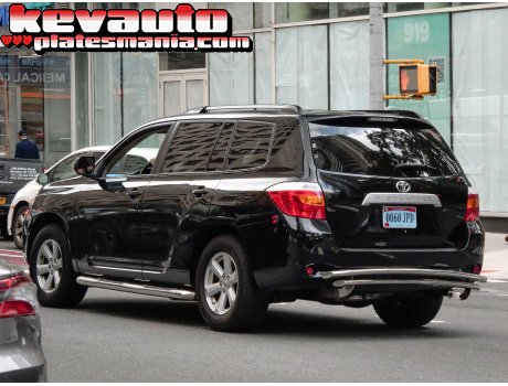 0060 JPD, Toyota Highlander (Tunisia) License plate of the USA ...
